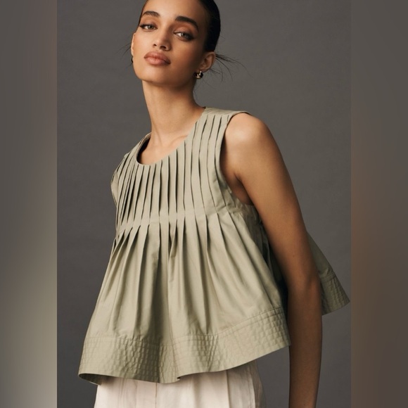 Mare Mare X Anthropology | Tops | Nwt Mare Mare X Anthropology Pleated ...